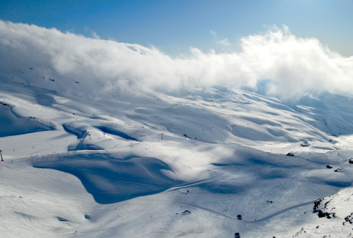Part of snow Sierra Nevada